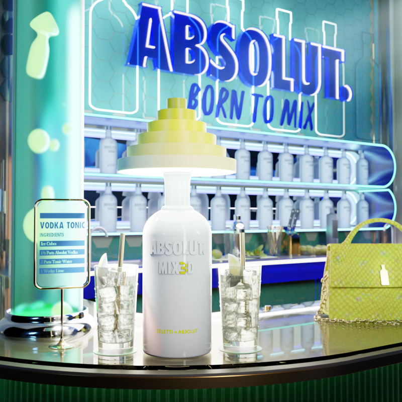 Seletti x Absolut Born To Mix3D NFT Collection